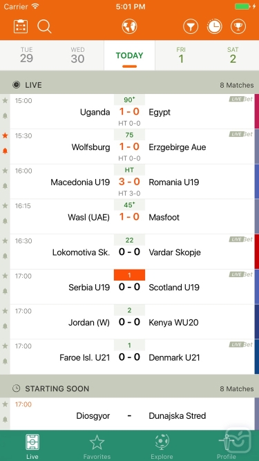 Football 24 livescores store