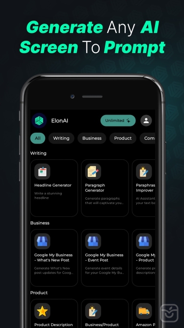 دانلود اپلیکیشن ElonAI: Chat with GPT-4o ++ برای آیفون | آی اپس - اپ ...