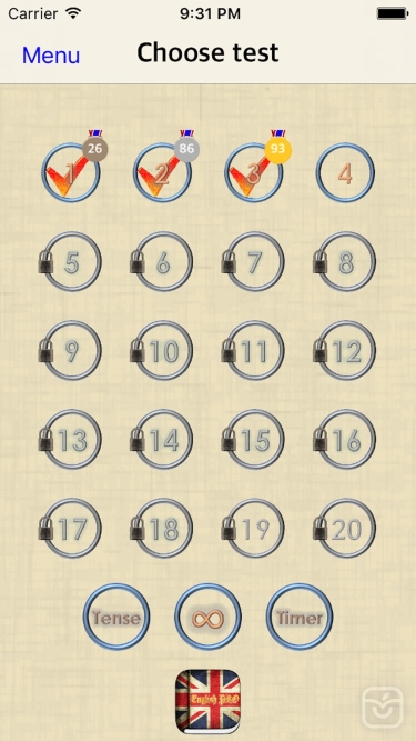 دانلود اپلیکیشن English Grammar Learn & Test برای آیفون | آی اپس - اپ ...
