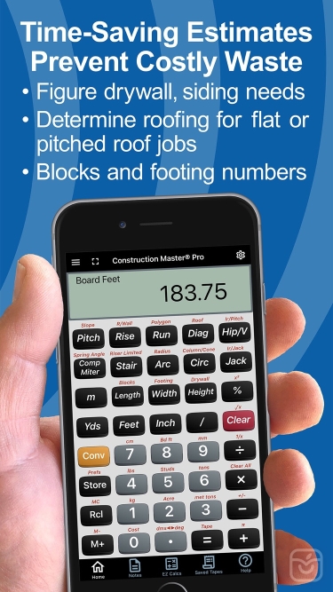 دانلود اپلیکیشن Construction Master Pro Calc ++ برای آیفون | آی اپس ...