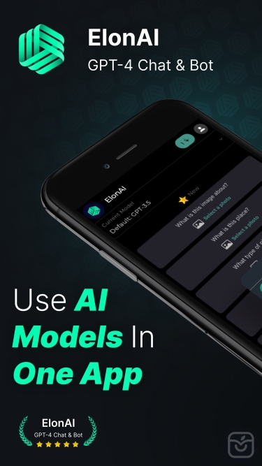 دانلود اپلیکیشن ElonAI: Chat with GPT-4o ++ برای آیفون | آی اپس - اپ ...