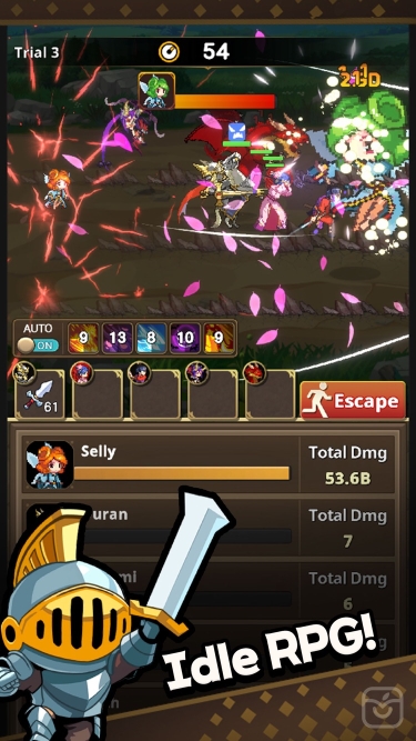 دانلود بازی Rush! Knights : Idle RPG ++ برای آیفون | آی اپس - اپ استور ایرانی